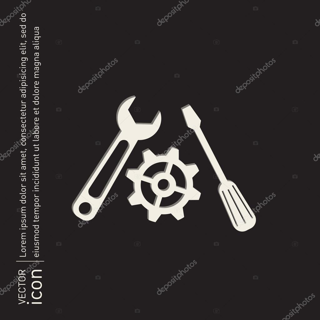Setting and repair icon Stock Vector by ©Little_cuckoo 70069017