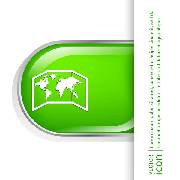 Mapa del mundo, icono de países Vector de stock por ©Little_cuckoo 72855397