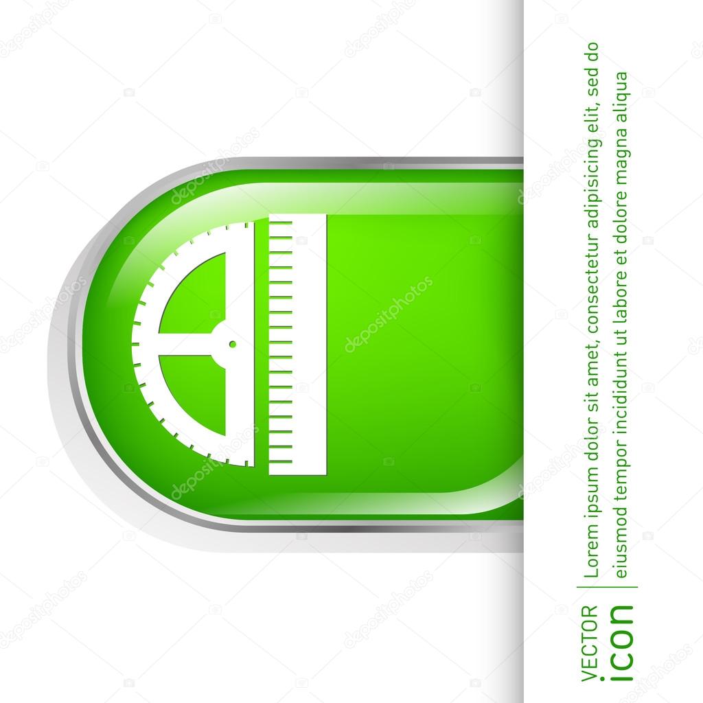 Geometry, drawing icon Stock Vector by ©Little_cuckoo 70512381