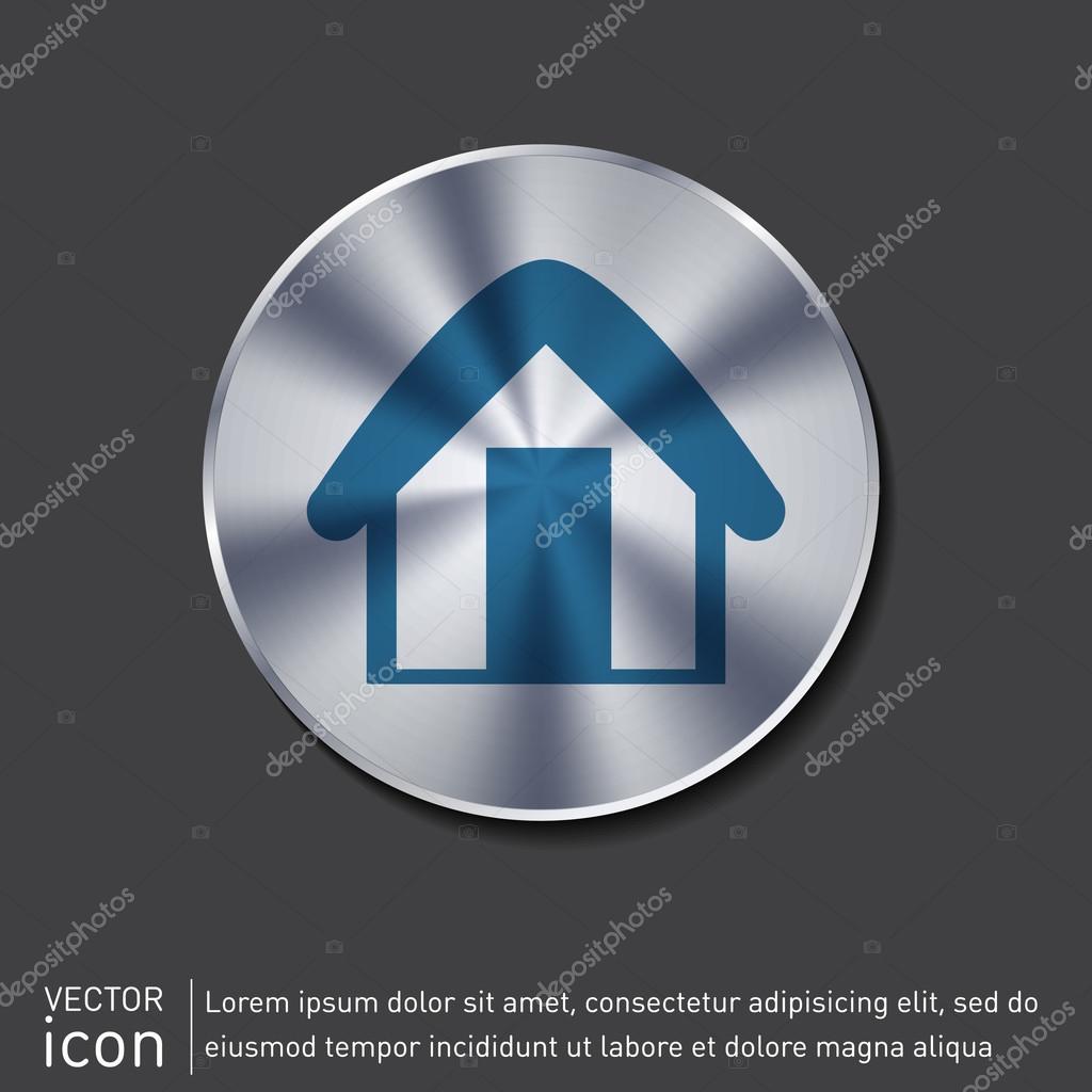 House icon. Home sign Stock Vector by ©Little_cuckoo 71778473