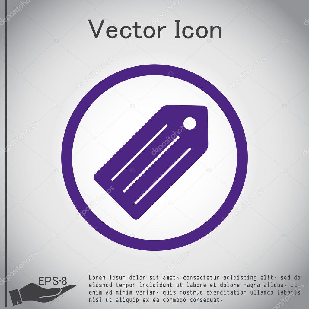 Label for clothing icon Stock Vector Image by ©Little_cuckoo #72386335