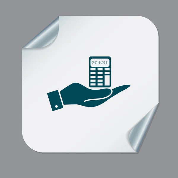 Hand holding calculator Stock Vector by ©Little_cuckoo 70510865