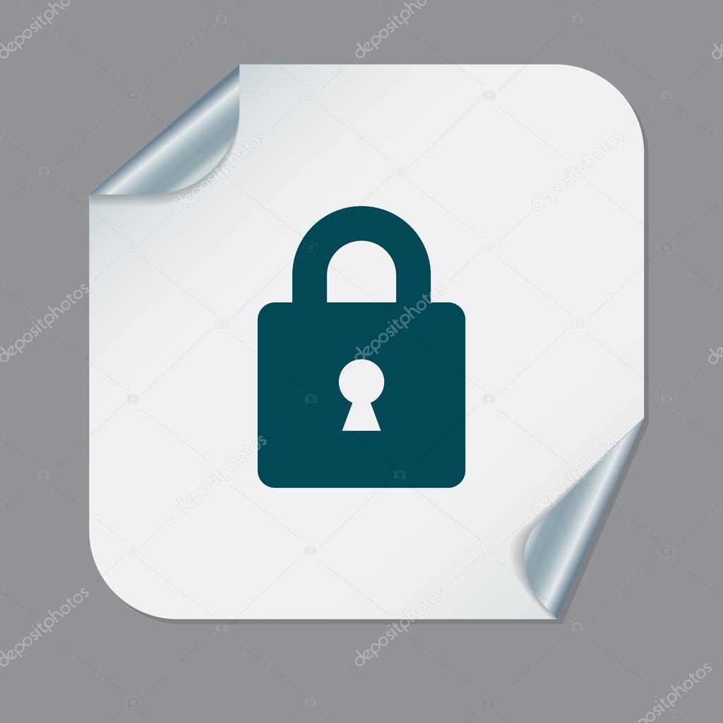 Icono del símbolo del candado Vector de stock #73796381 de ©Little_cuckoo