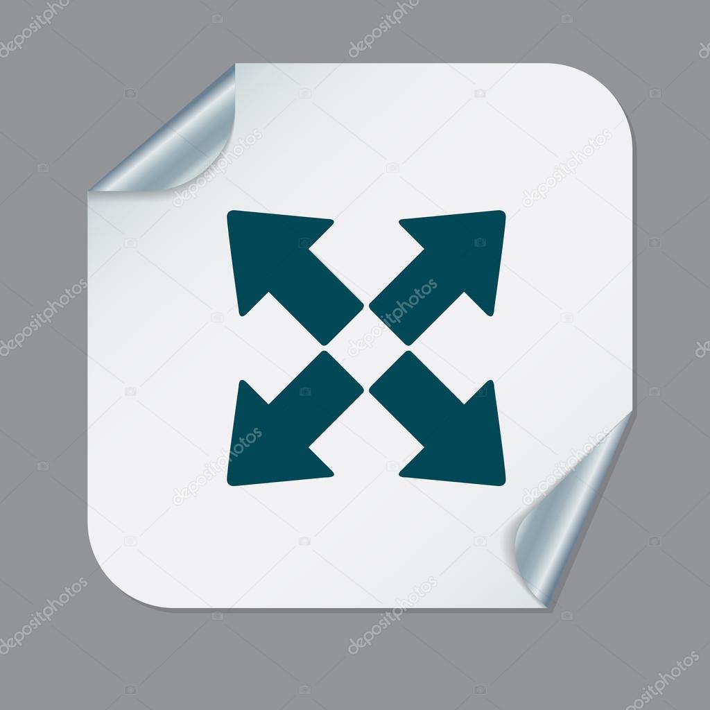 The move arrows Stock Vector by ©Little_cuckoo 73796835