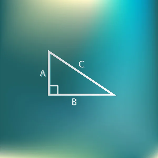 Triangle math icon Stock Vector Image by ©Little_cuckoo #51781287