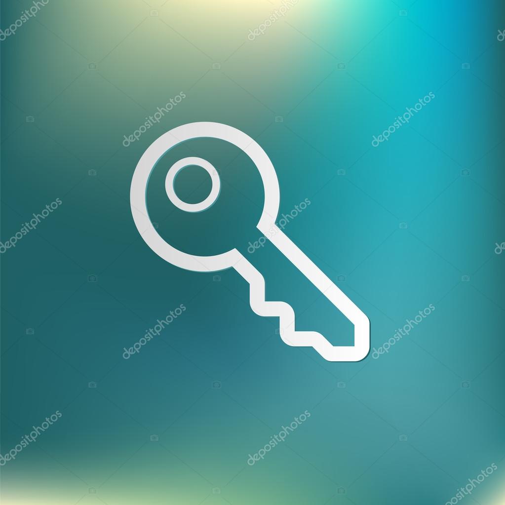 Icono del símbolo clave Vector de stock #74935735 de ©Little_cuckoo