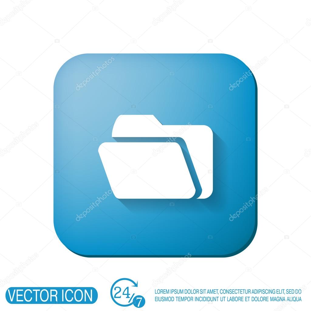 Folder for documents sign Stock Vector by ©Little_cuckoo 76525079
