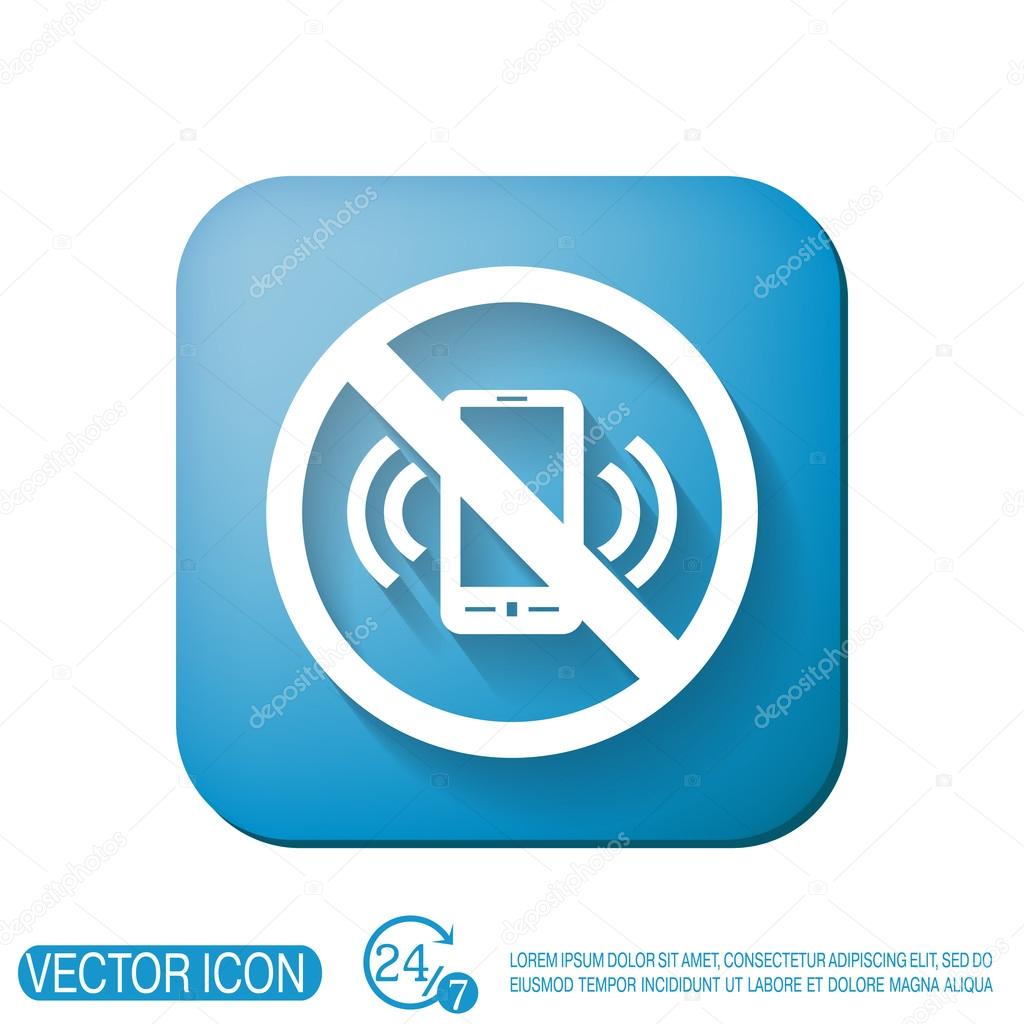 Forbidden to use phone Stock Vector by ©Little_cuckoo 76525377