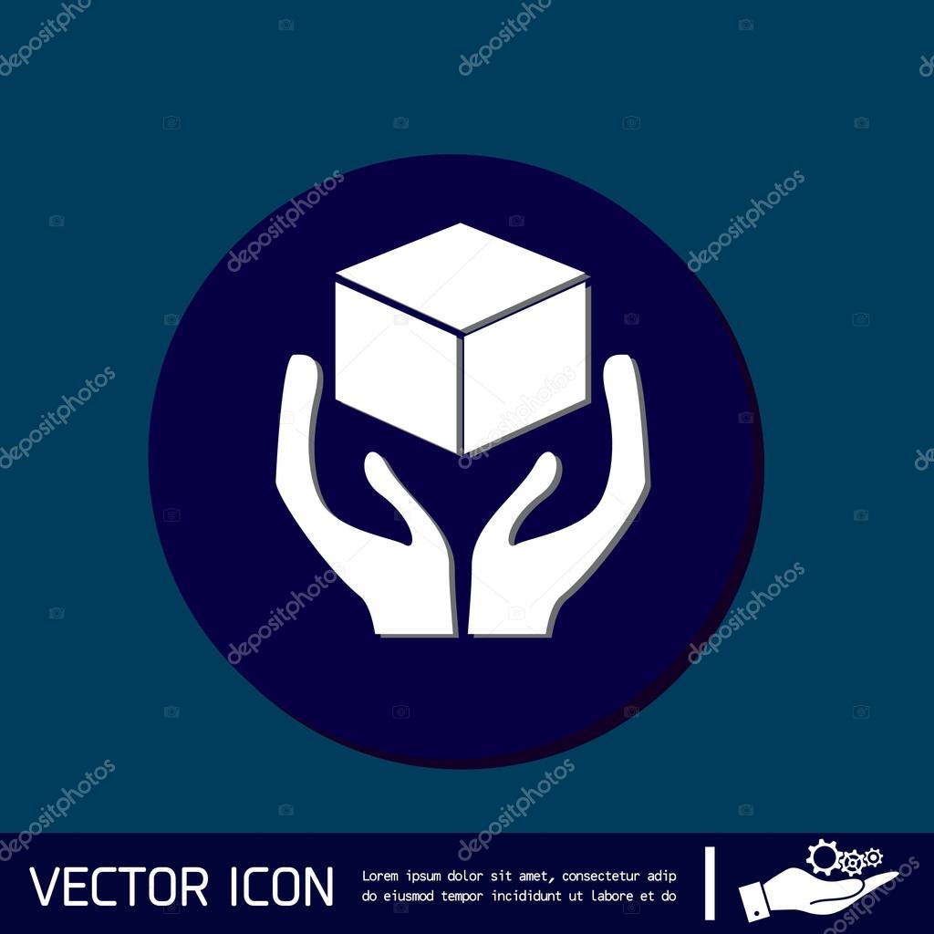 Hands holding box Stock Vector Image by ©Little_cuckoo #76533043