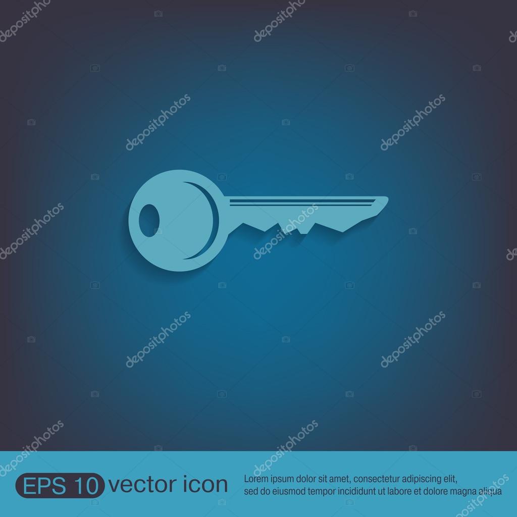Icône symbole clé Vecteur par ©Little_cuckoo 78559374