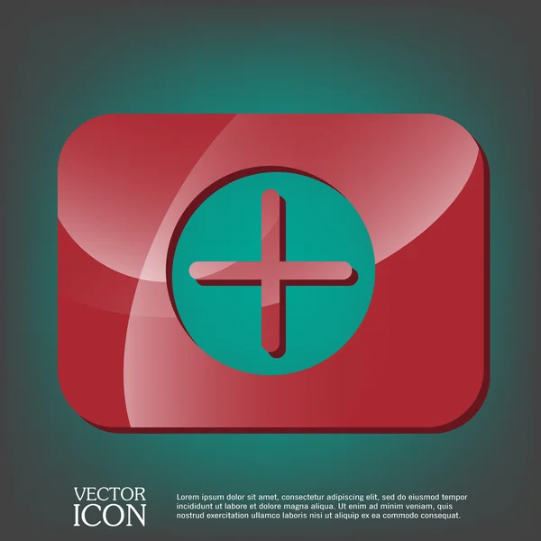 Ícone de cirurgia medular vermelha imágenes de stock de arte vectorial ...