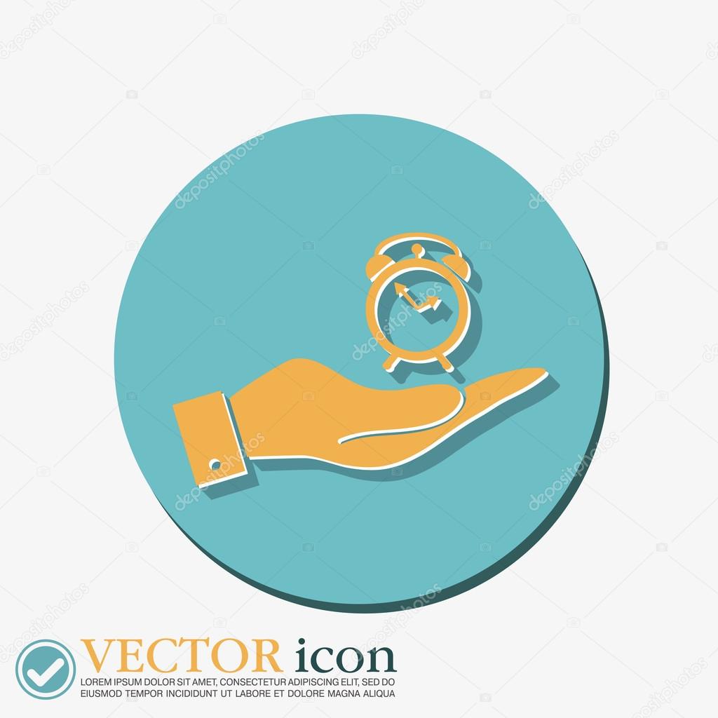 Hand holding a Symbol morning. Stock Vector by ©Little_cuckoo 81470524