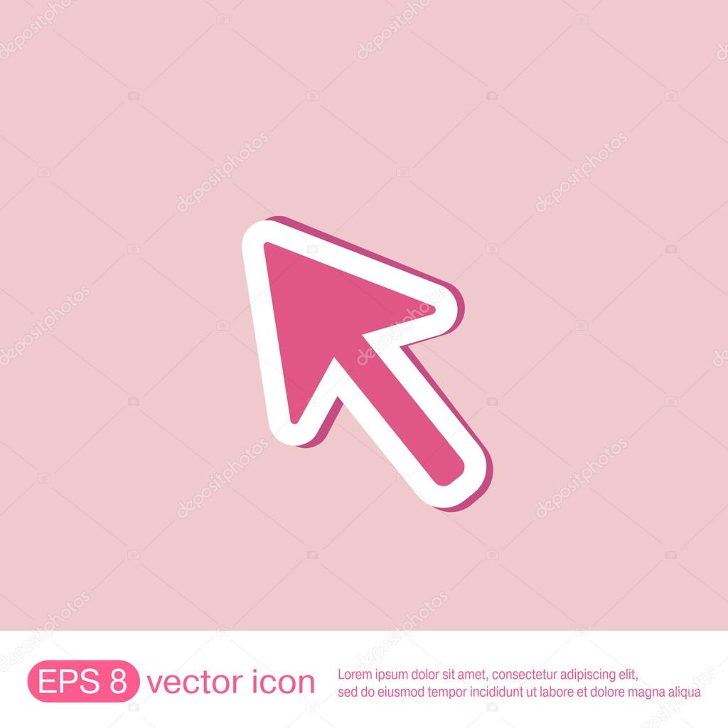 Web arrow symbol Stock Vector by ©Little_cuckoo 82392288
