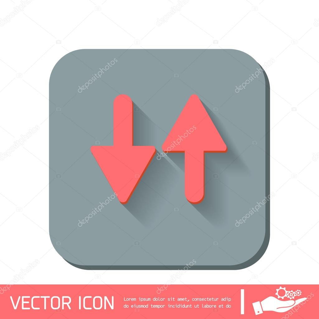 Tanda panah keatas dua Vektor Stok oleh ©Little_cuckoo 82394534