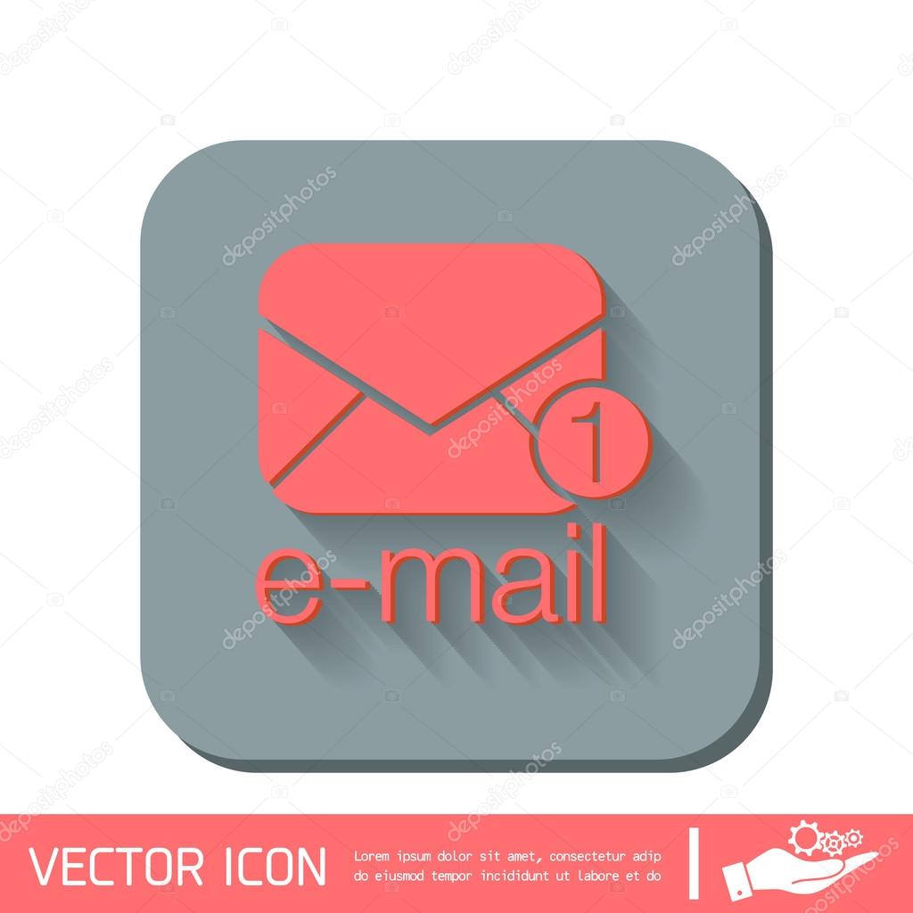 Postal envelope. e-mail symbol . Stock Vector by ©Little_cuckoo 82395562
