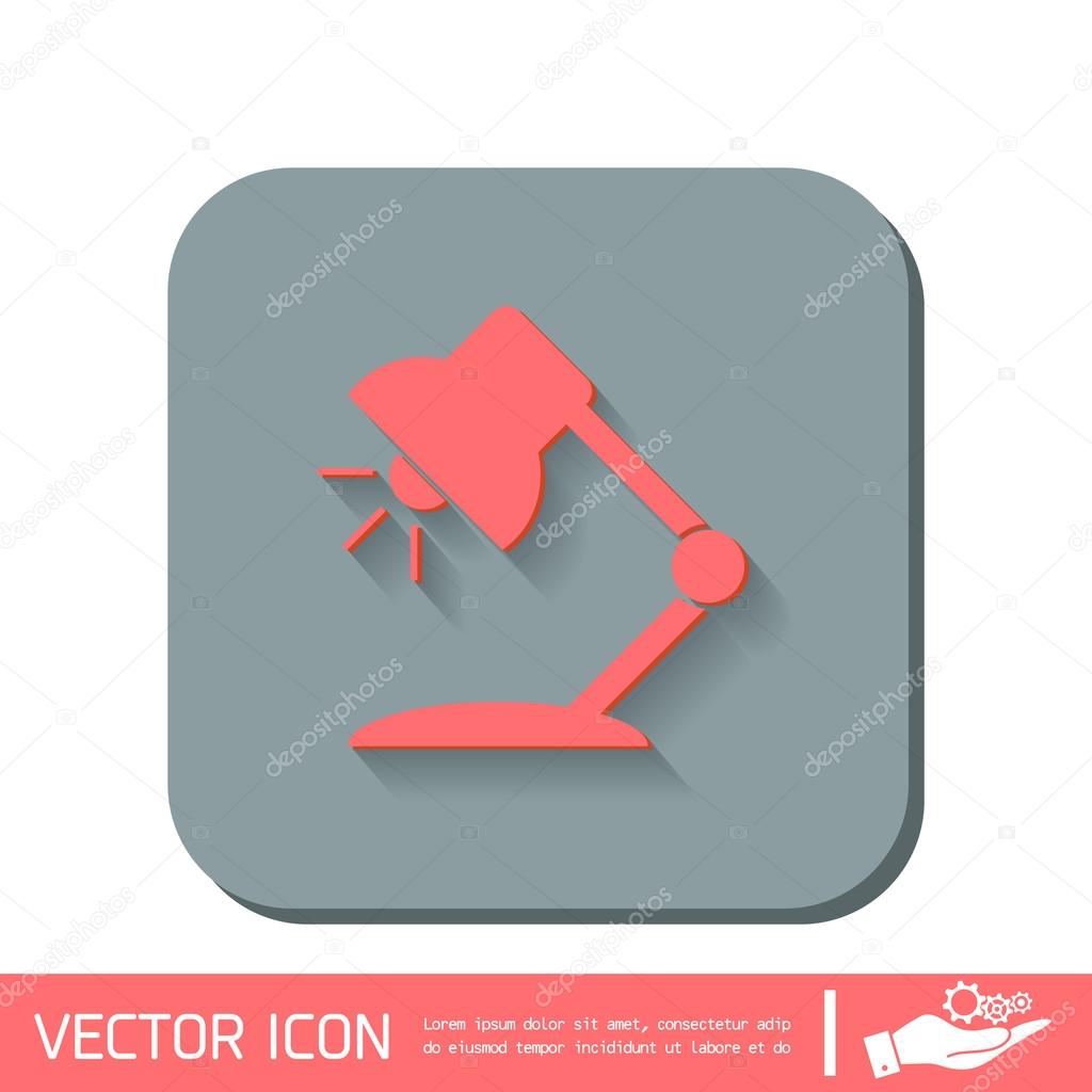 Table lamp Symbol Stock Vector Image by ©Little_cuckoo #82396018