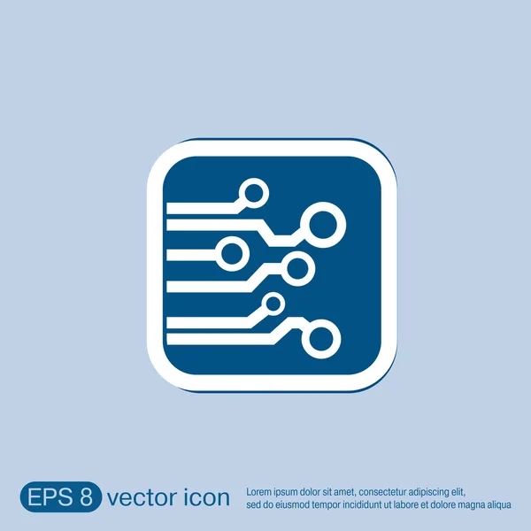 Printed circuit icon images vectorielles, Printed circuit icon vecteurs ...