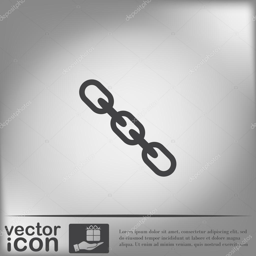 Enlaces, icono de la cadena Vector de stock por ©Little_cuckoo 87048916