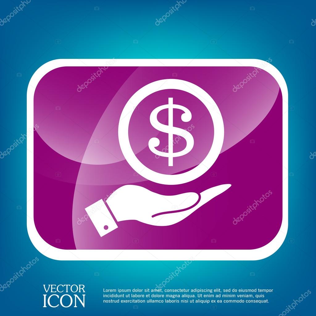 Hand holding Dollar bill Stock Vector by ©Little_cuckoo 91978286