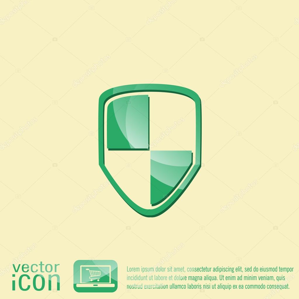 Proteger icono escudo Vector de stock #91978976 de ©Little_cuckoo