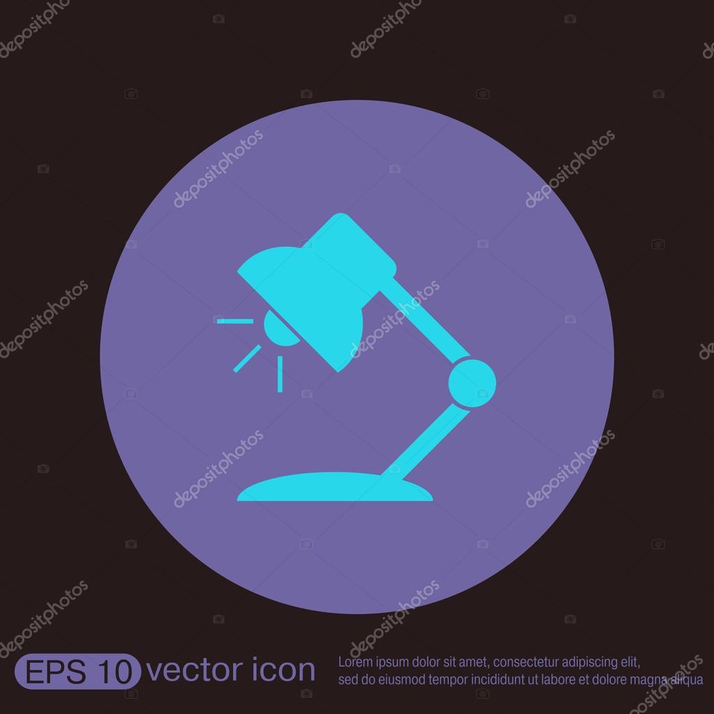 Table lamp symbol Stock Vector Image by ©Little_cuckoo #92940124
