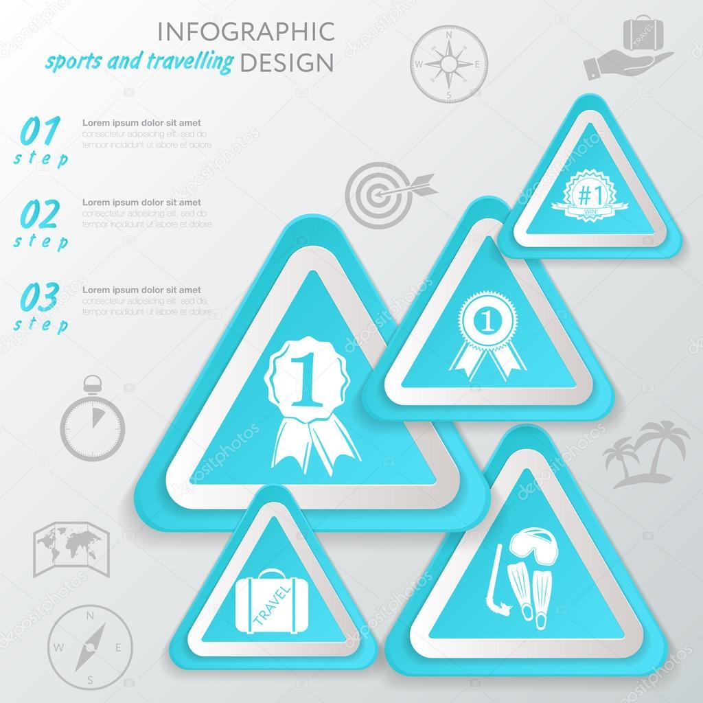 Template sport infographic Stock Vector by ©Little_cuckoo 98424596