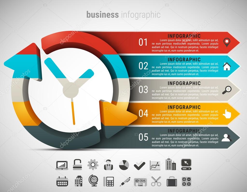Creative Business Infographic — Stock Photo © grki #94836398