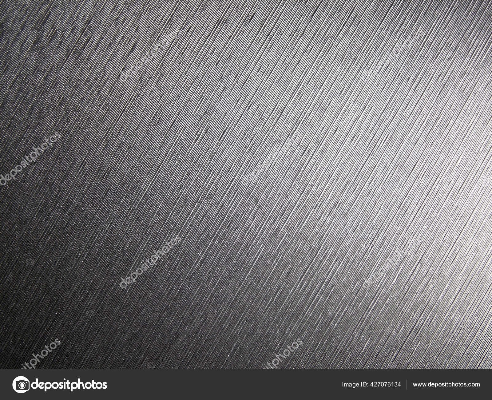 Silver Metallic Gradient Texture Background Diagonal Stripes — Stock ...