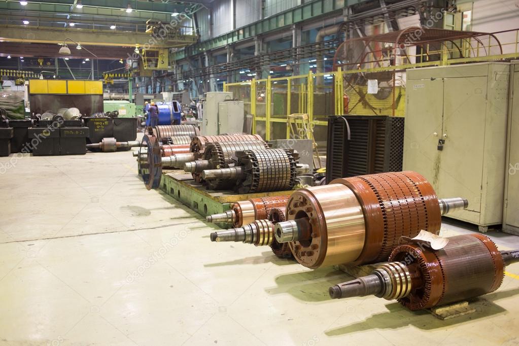 The electric motor rotor of stock. — Stock Photo © kopitin #66067981
