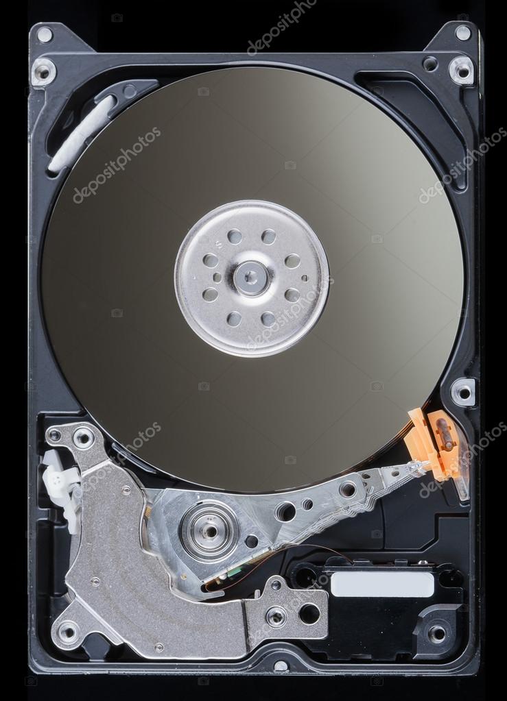 Hard disk with moving head. — Stock Photo © kopitin #66203469