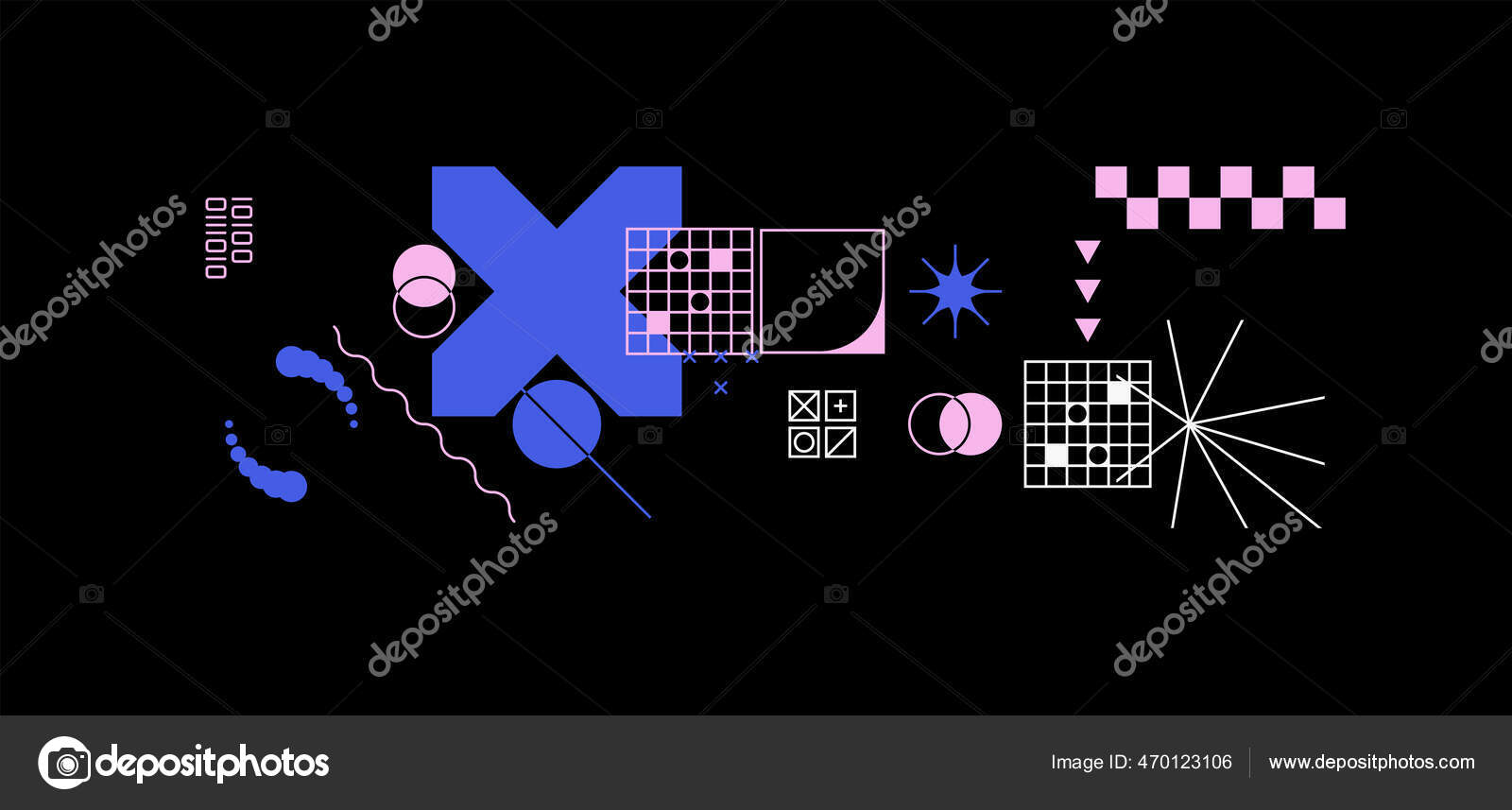 Generative Design Artwork Graphics Bizarre Computer Vector Generated ...