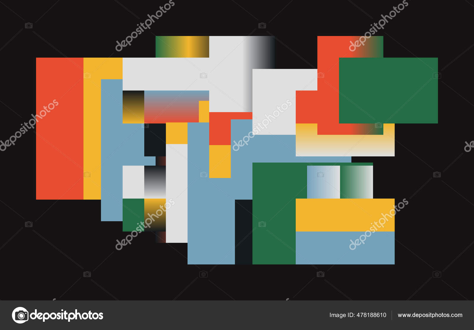 Generative Design Artwork Graphics Bizarre Computer Vector Generated Shapes Abstract Stock ...