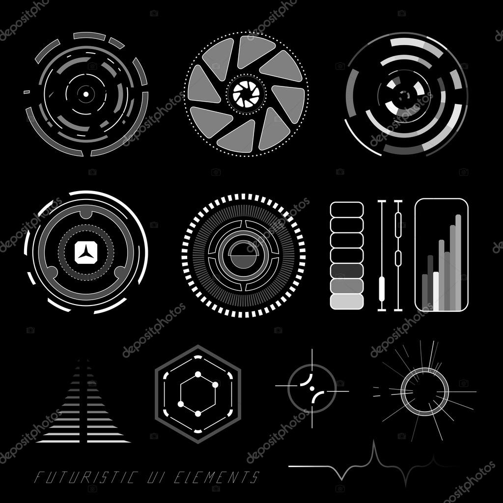 Futuristic user interface HUD — Stock Vector © s.rumiantsev #62019809 Futuristic user interface HUD — Stock Vector © s.rumiantsev #62019809