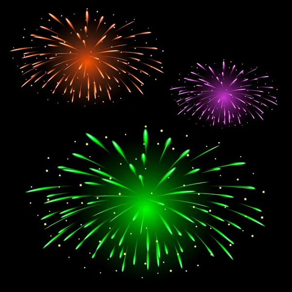 20,726,040 Green fireworks Vector Images | Depositphotos