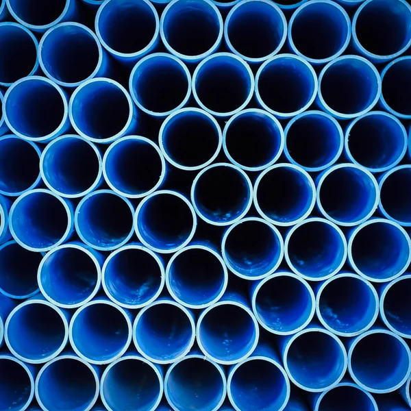 Blue plastic pipe - Stock Image - Everypixel