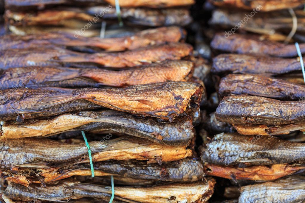 Dry fish on market ⬇ Stock Photo, Image by © PhanuwatNandee #63370491
