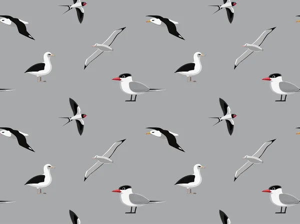 Random Australian Birds Wallpaper Stock Vector by ©Punnawich 441535666