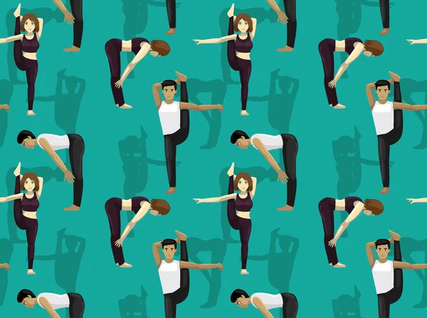 Standing split yoga Vector Art Stock Images | Depositphotos