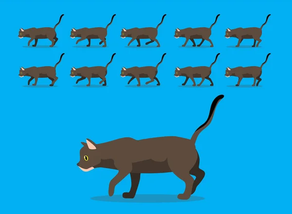 Cat Walk Cycle Reference