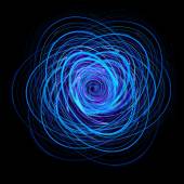 Infinity sign, computer generated fractal background — Stock Photo ...