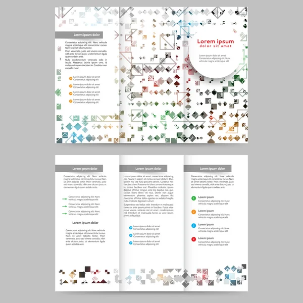 Project Report Brochure Template Layout — Stock Vector © bsd #228393134