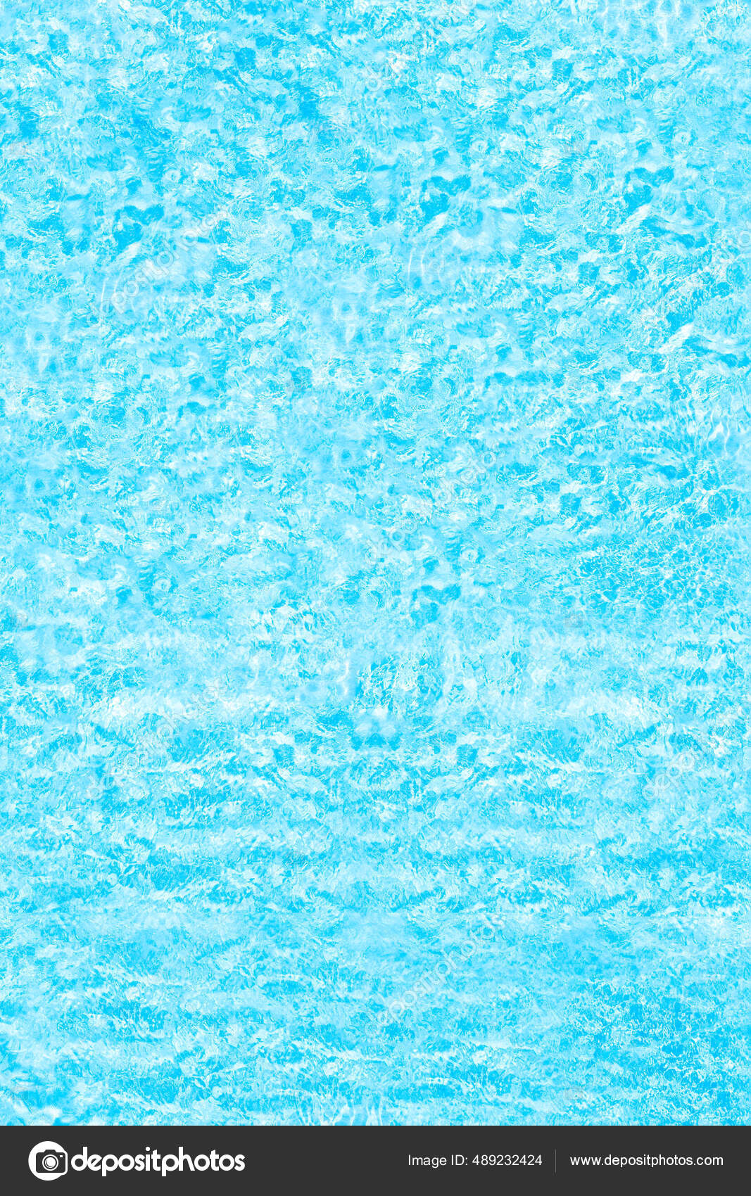 Blue Transparent Water Surface Swimming Pool Horizontal Pool Background ...