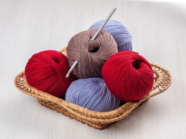 Crochet hook and knitting yarn — Stock Photo © ls992007 #43437333