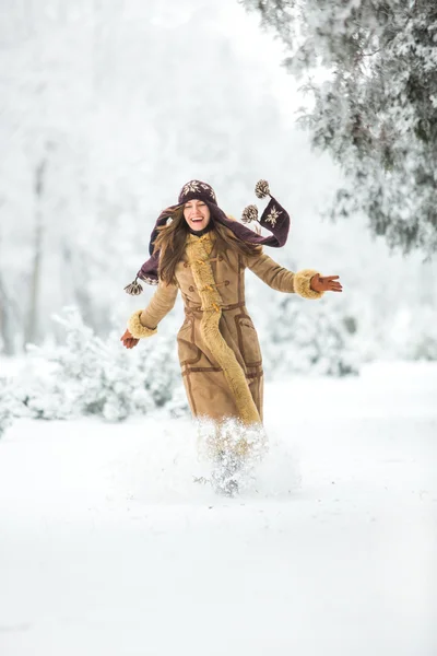 Winter fun, winter leisure woman - Stock Image - Everypixel
