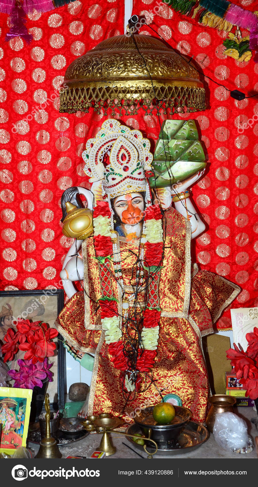 Beautiful View Balaji Maharaj's Idol India — Stock Photo ...