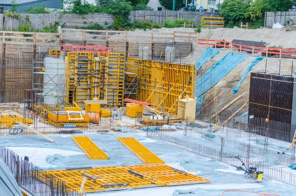 Site view, concrete works Stock Photo by ©NikD51 53216947