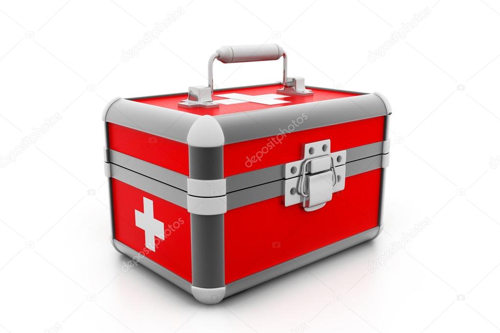 Modern First aid kit — Stock Photo © hywardscs #65501697