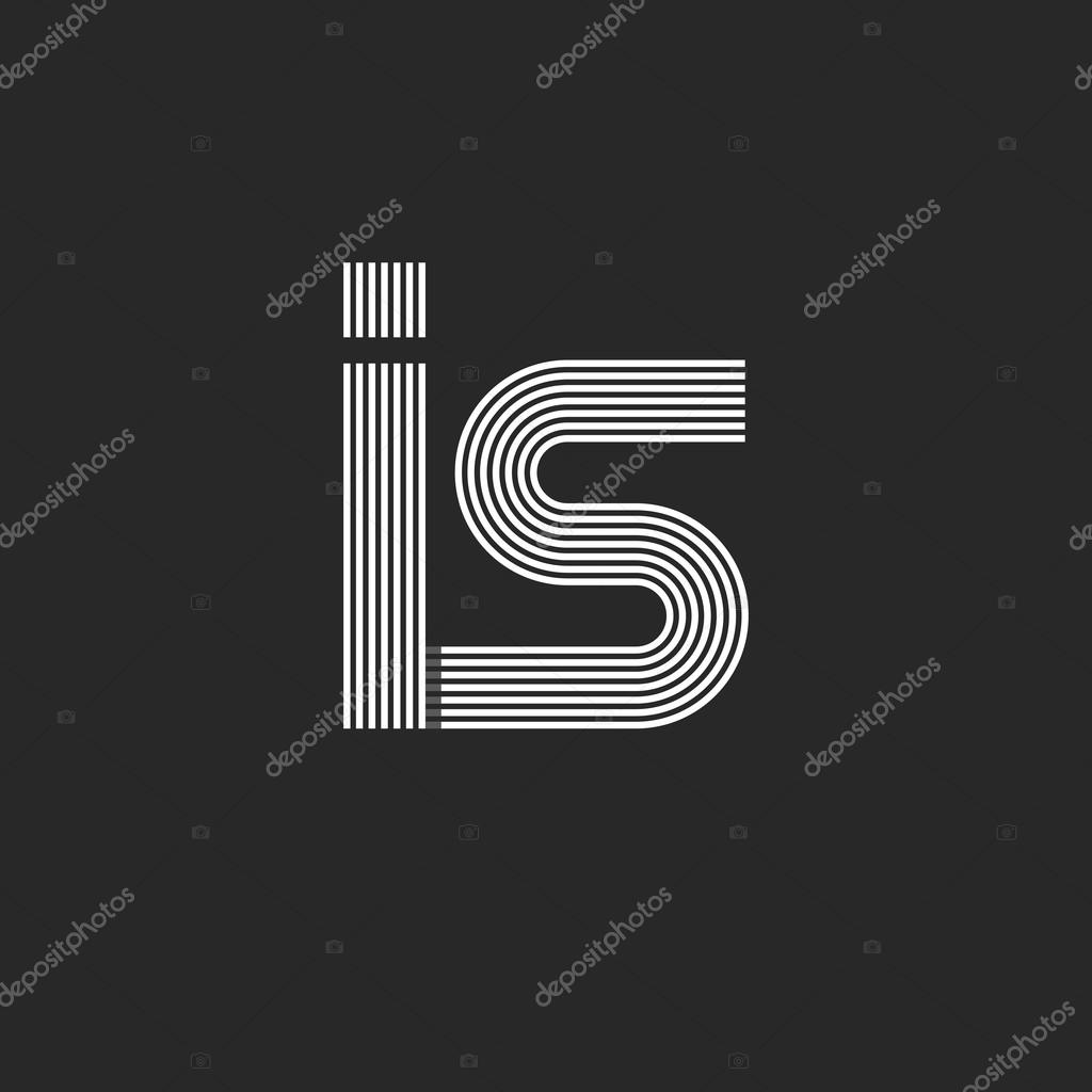 Letters is monogram logo Stock Vector by ©UASUMY 114734996