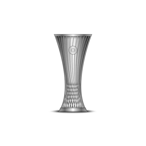 Copa UEFA Europa Conference League, trofeo de fútbol realista vector ...