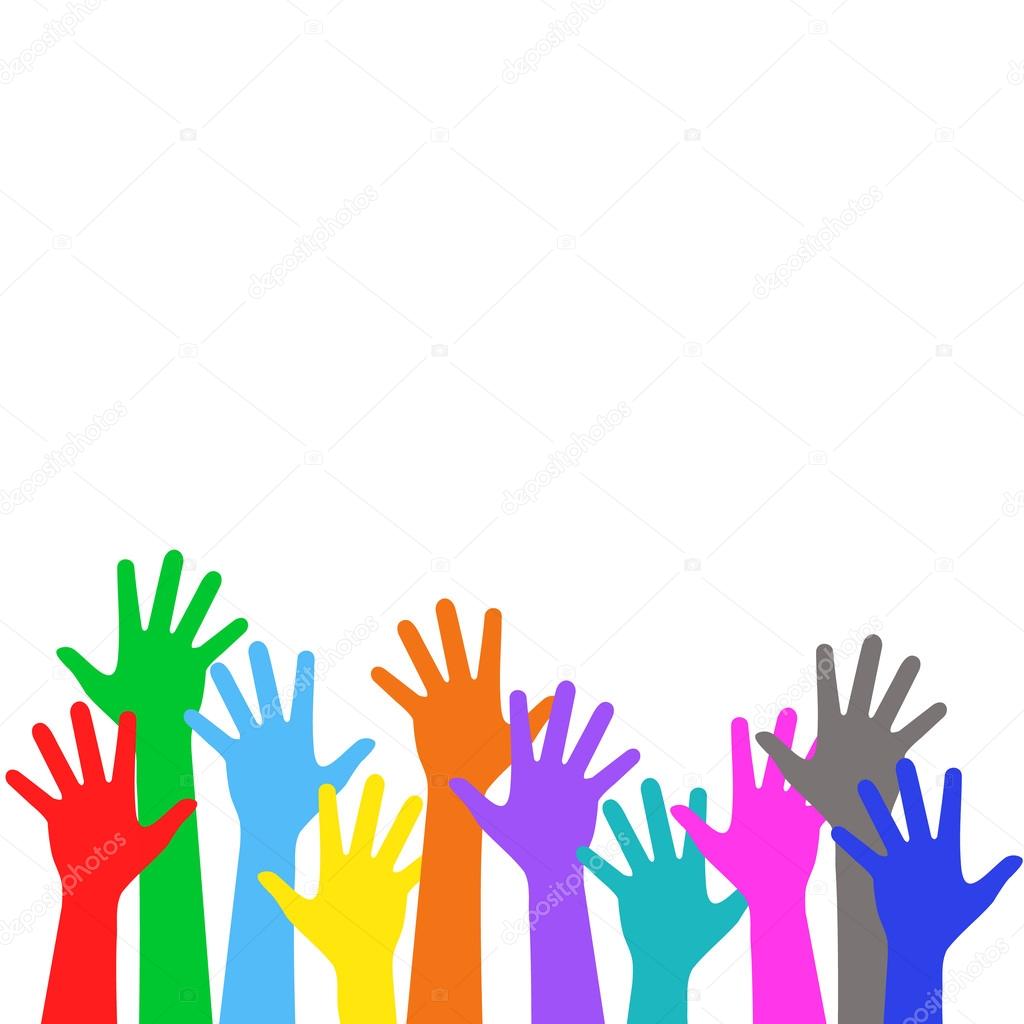 Uplifted Hands Clipart Images
